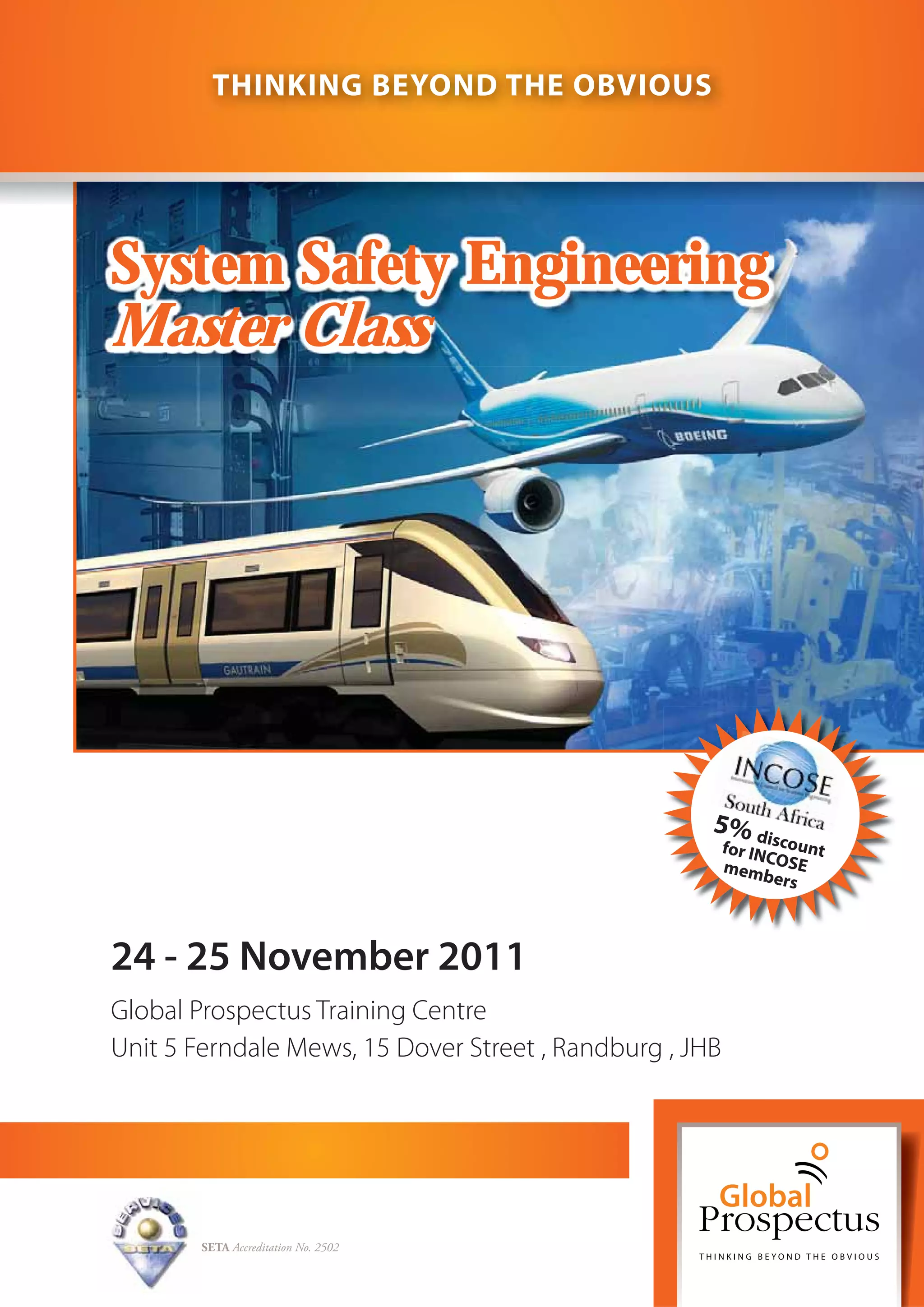 System Safety Engineering 2011 | PDF