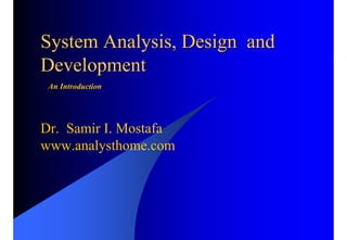 Systems Analysis | PPT