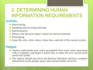 Systems analysis and design | PPTX