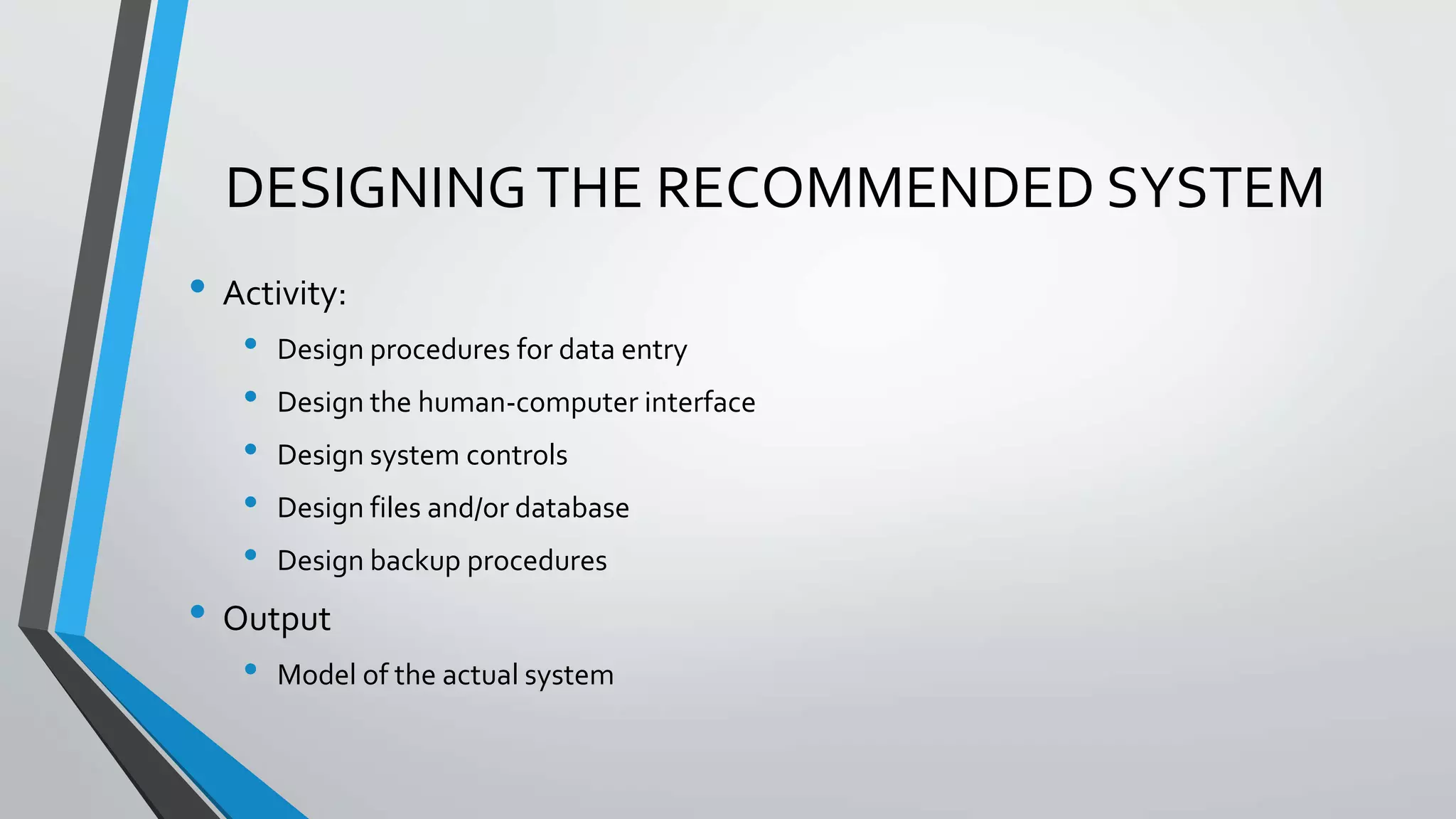 Systems analysis and design | PPTX