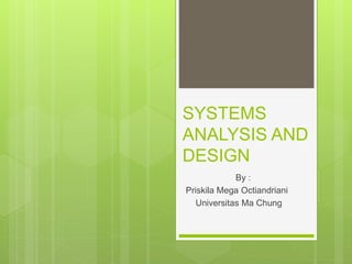Systems Analysis and Design | PPTX | Computer Software and Applications ...