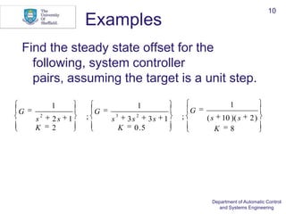 Systems Analysis & Control: Steady State Errors | PPTX