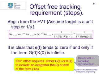 Systems Analysis & Control: Steady State Errors | PPTX