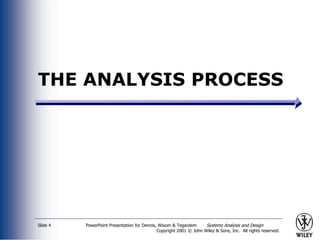 Systems Analysis phases and essentials OOD_ch04.ppt