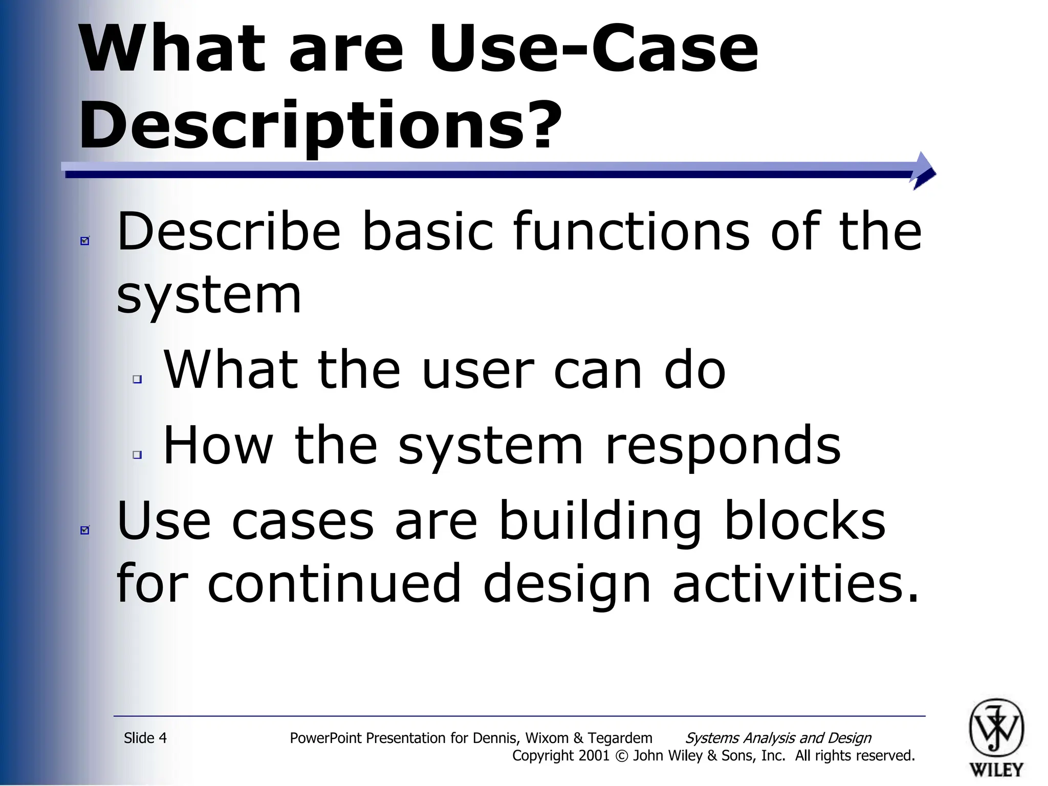 Systems Analysis Use Case Modeling OOD_ch06.ppt