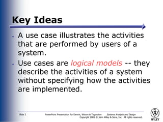 Systems Analysis Use Case Modeling OOD_ch06.ppt