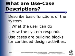 Systems Analysis Use Case Modeling OOD_ch06.ppt