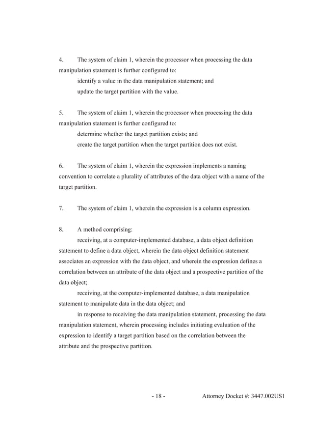 Dynamic Partitioning In A Relational Database Pdf