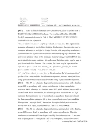 Dynamic partitioning in a relational database | PDF