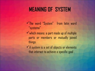 Systems approach | PPT