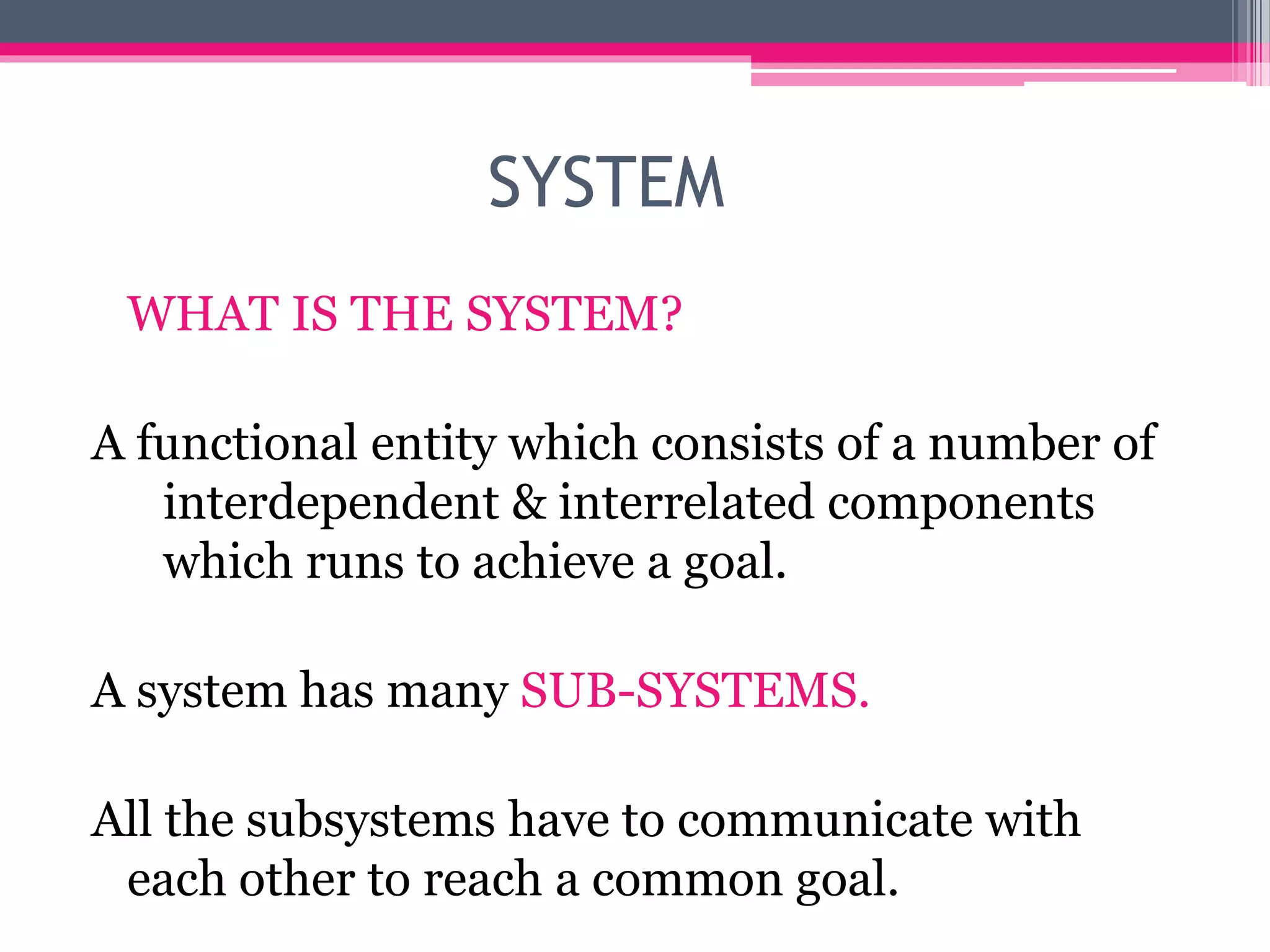 Systems approach,Principles of Adult learning & Learning process in ...