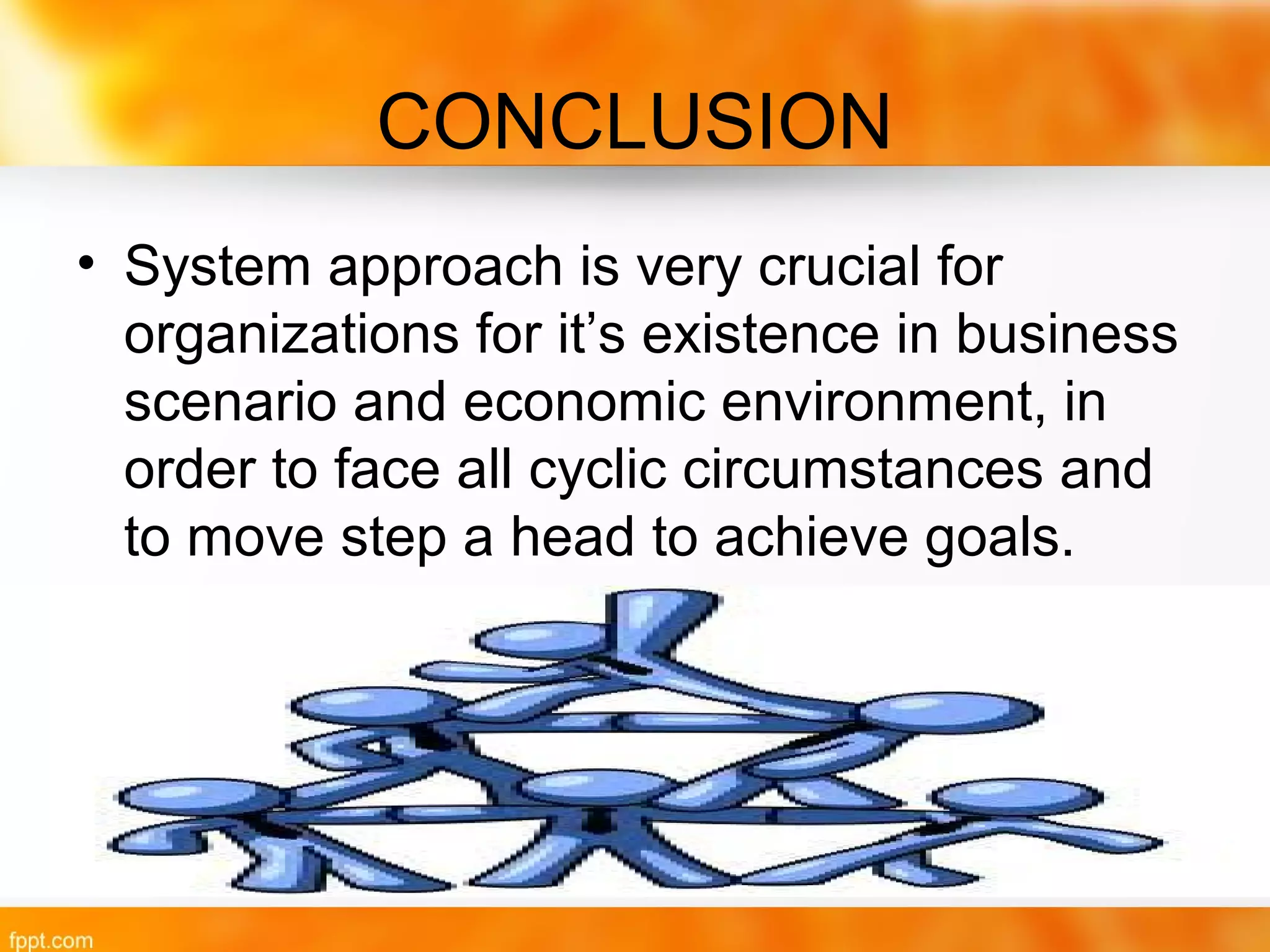 Systems approach to management | PPT