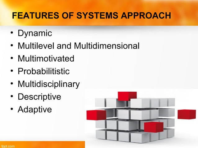 Systems approach to management | PPT