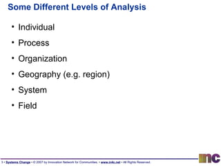 Systems Change Work | PPT