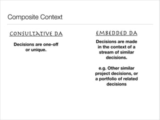 Embedded Decision Analysis: Systems Design Patterns | PPT