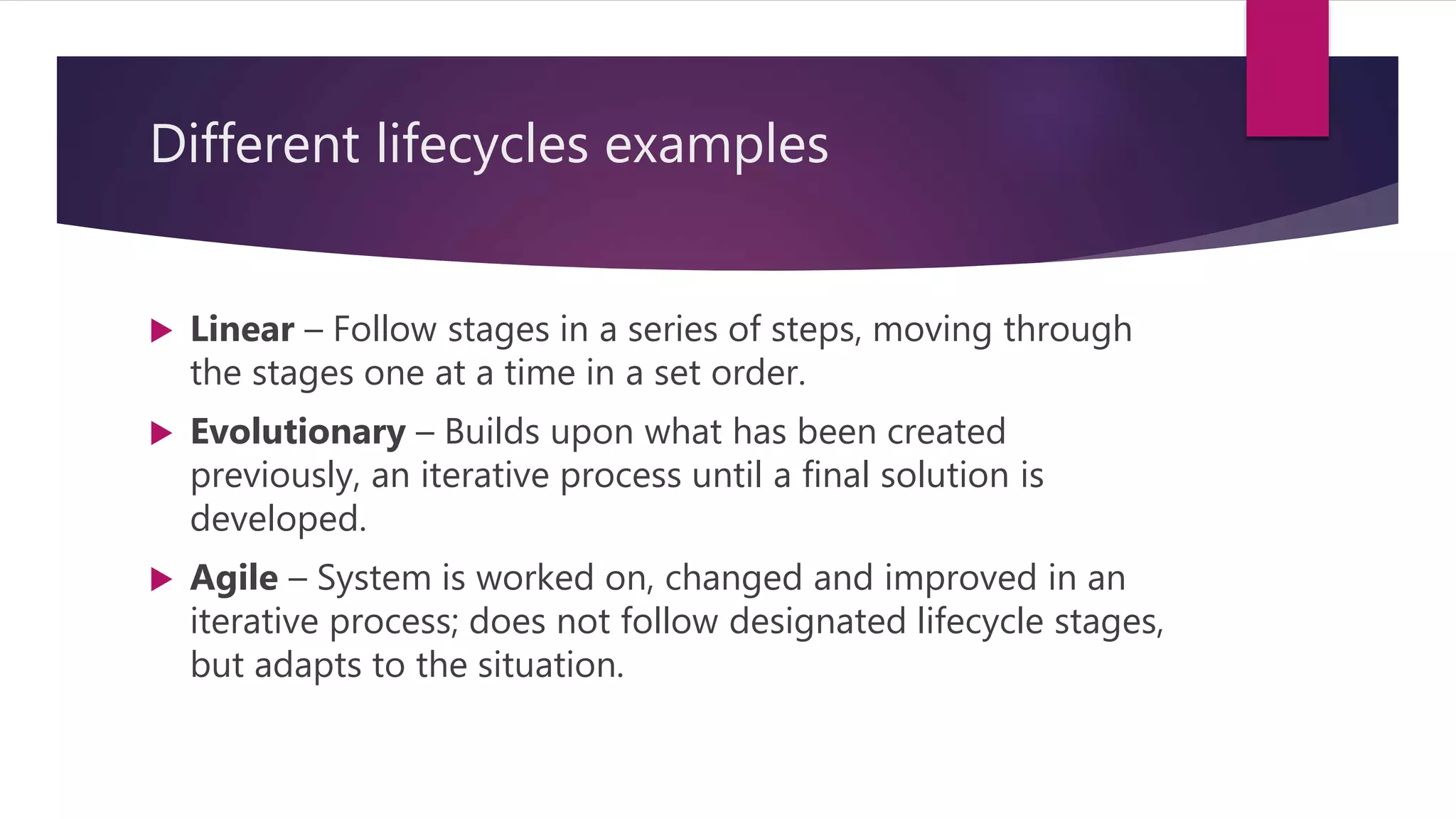 Systems Development Lifecycle Walkthrough (Cambridge Technical Level 3 IT) | PPTX
