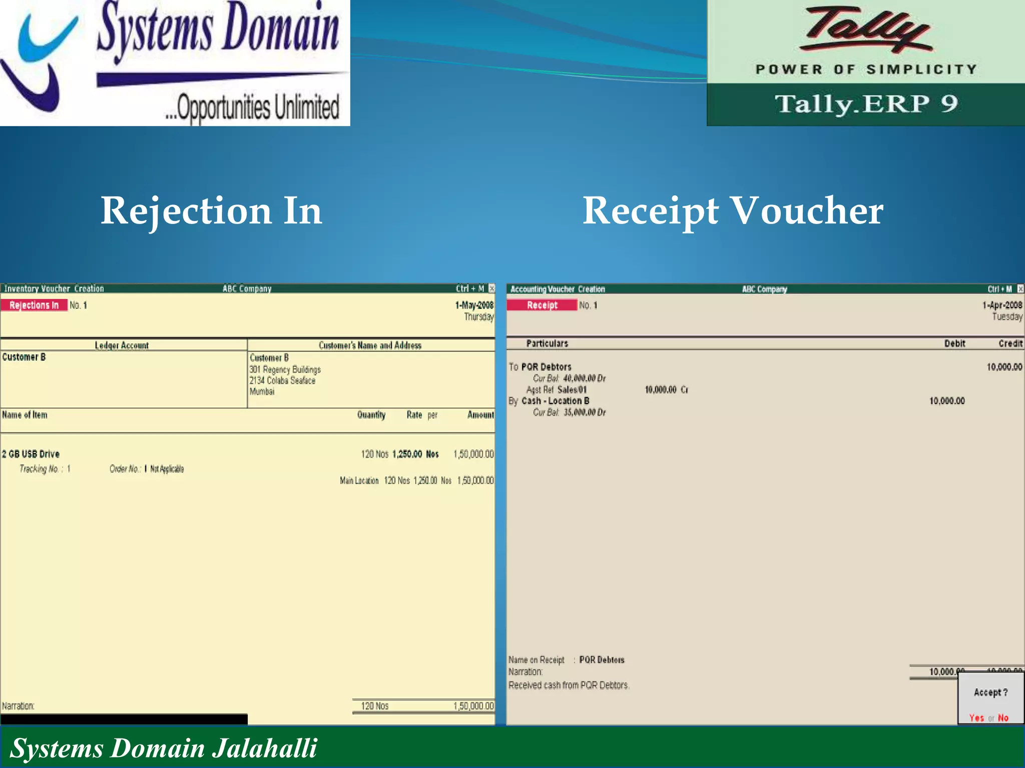 Tally ERP 9 ppt. | PPTX