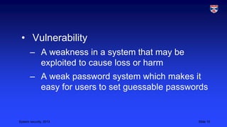 System security | PPTX