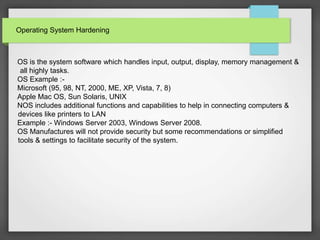 System security by Amin Pathan | PPT