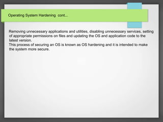 System security by Amin Pathan | PPT
