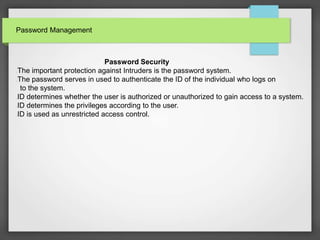 System security by Amin Pathan | PPT