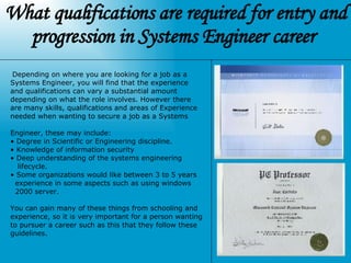 ICT Career Powerpoint (Systems Engineer) | PPT