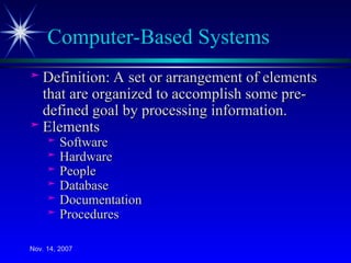Systems Engineering - System Modeling.ppt