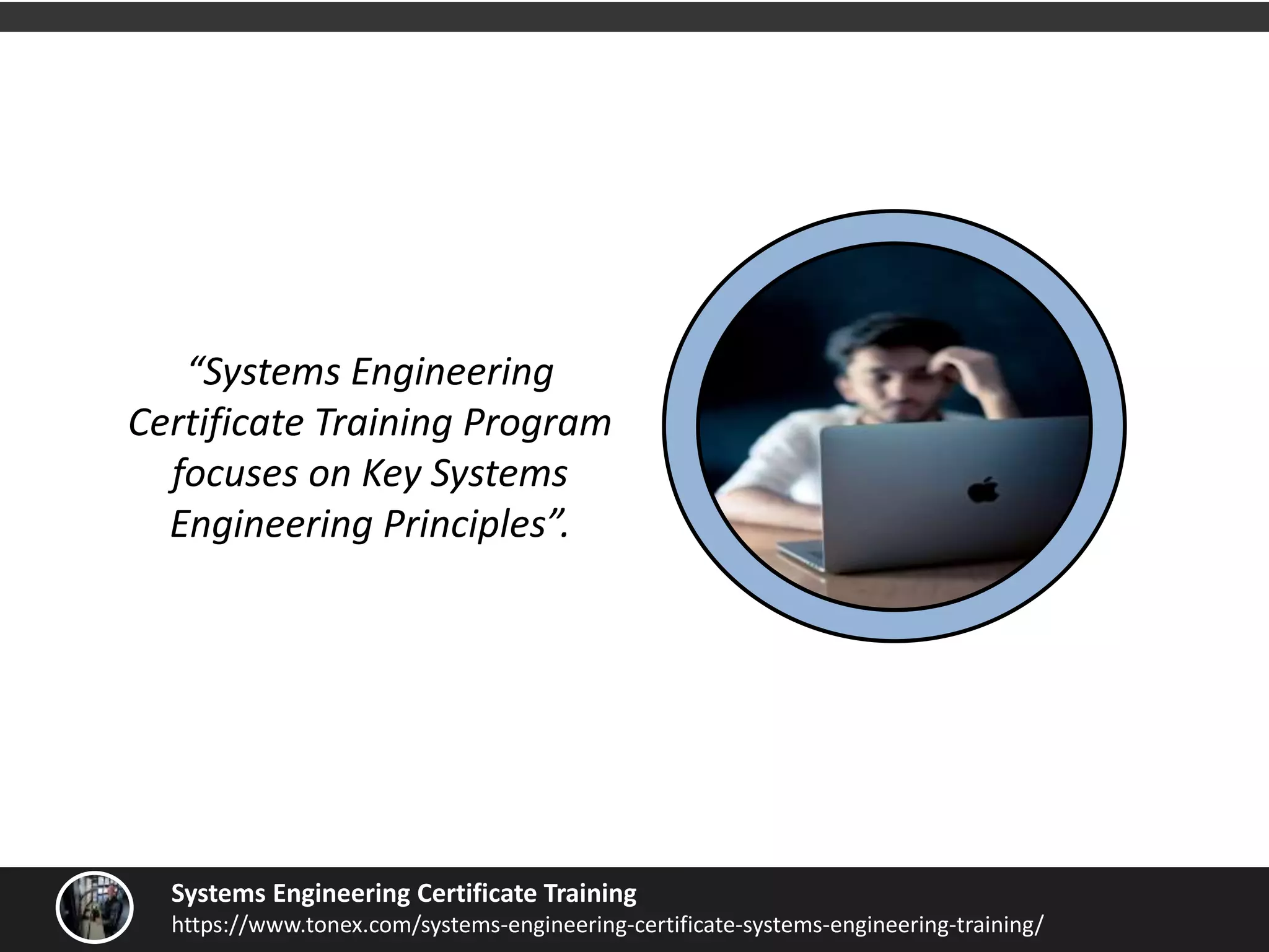 Systems Engineering Professional Certification, Systems Engineering ...