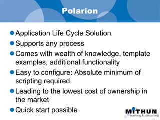 Systems engineering met Polarion | PPTX