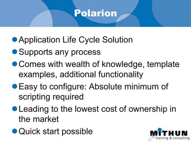 Systems engineering met Polarion | PPTX | Computer Software and ...