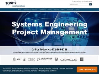 Systems Engineering Project Management Training | PPT