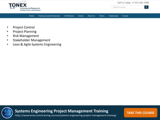 Systems Engineering Project Management Training | PPT