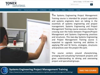 Systems Engineering Project Management Training | PPT
