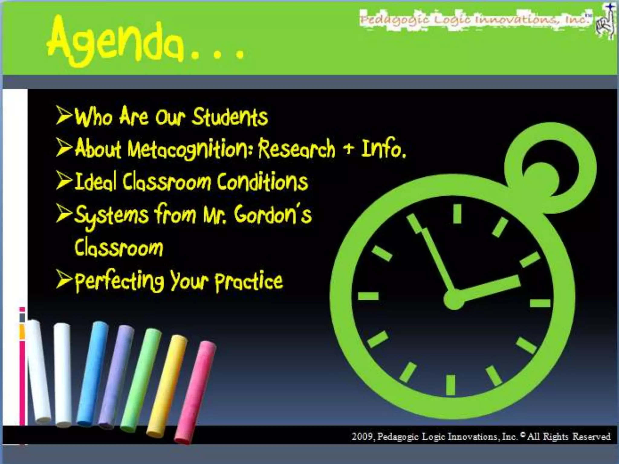 Systems For Effective Classroom Facilitation Phase Iii Metacognition