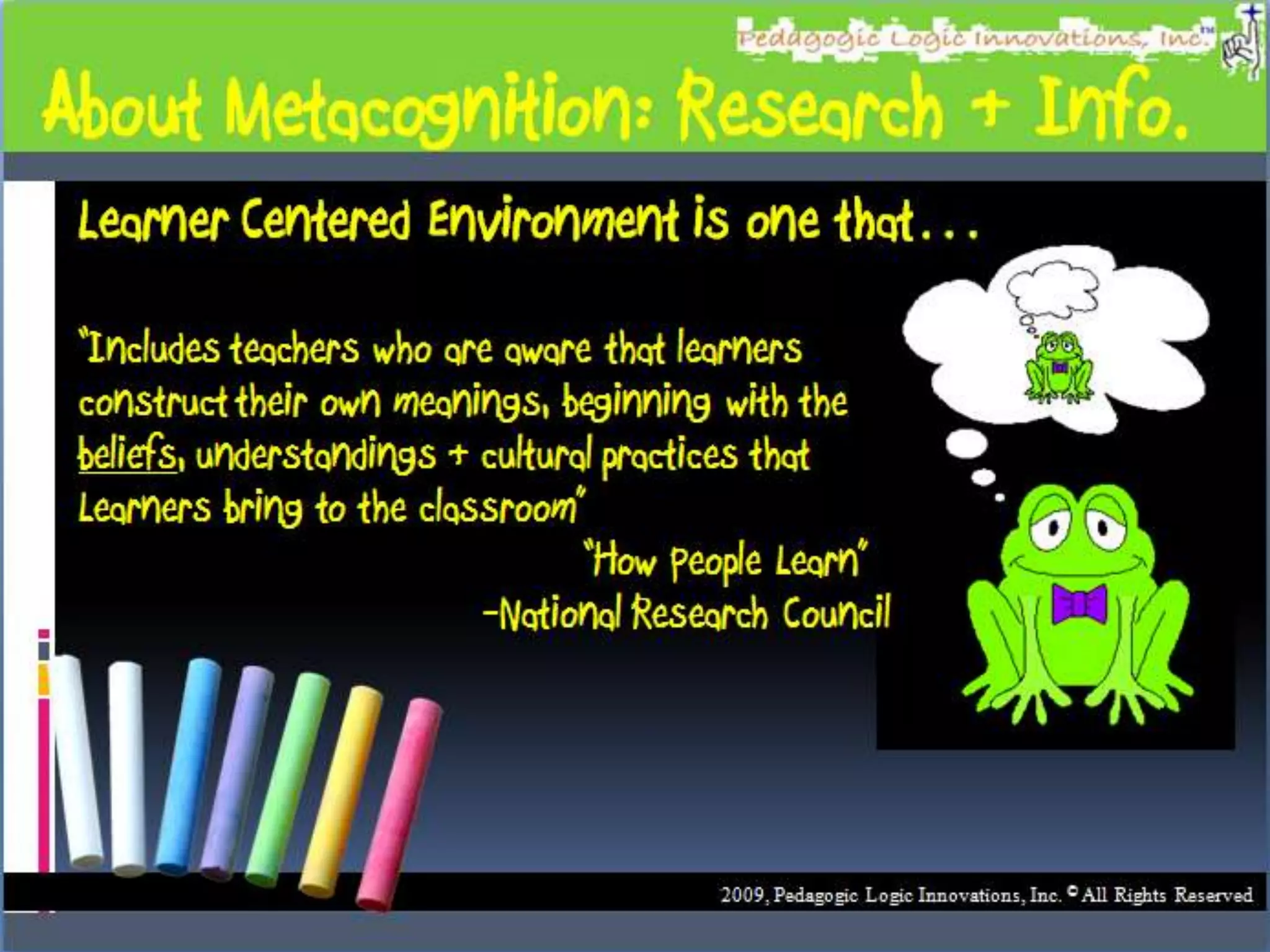 Systems For Effective Classroom Facilitation Phase Iii Metacognition