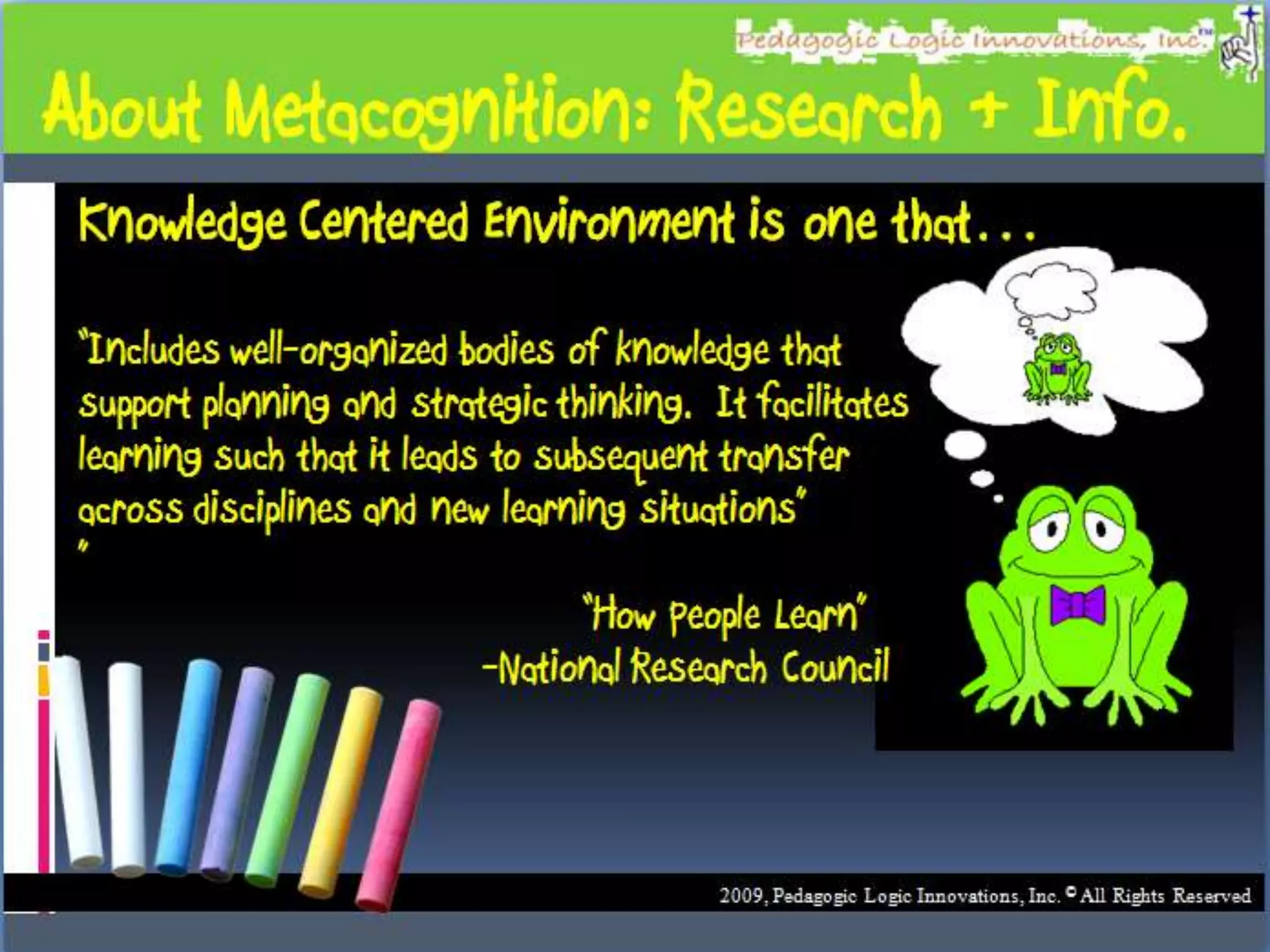Systems For Effective Classroom Facilitation (Phase Iii Metacognition ...