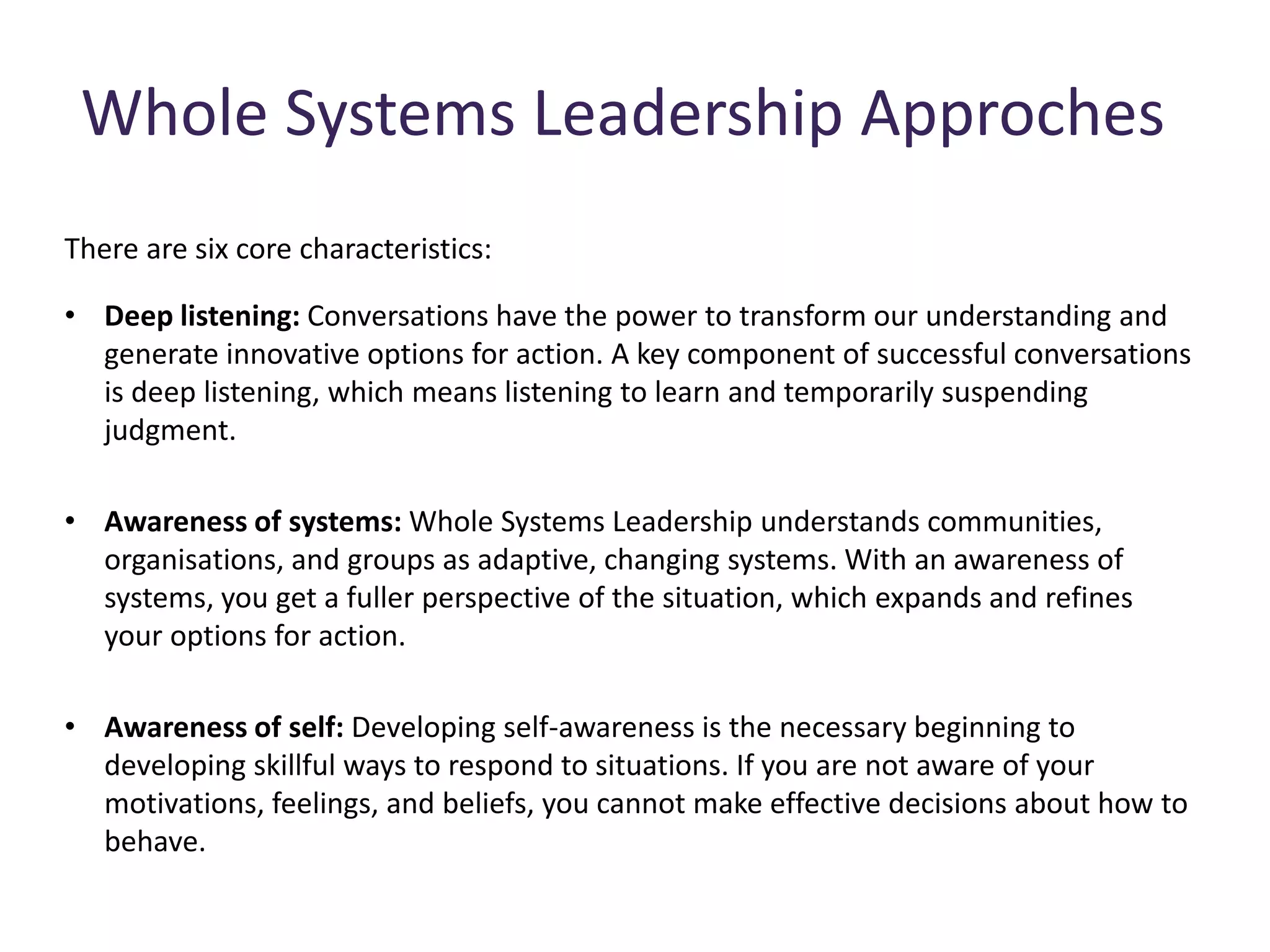 Systems leadership | PPTX