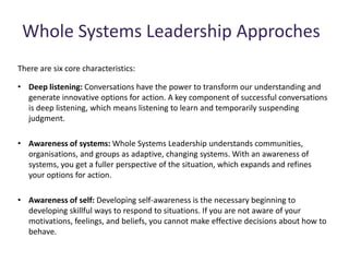 Systems leadership | PPTX
