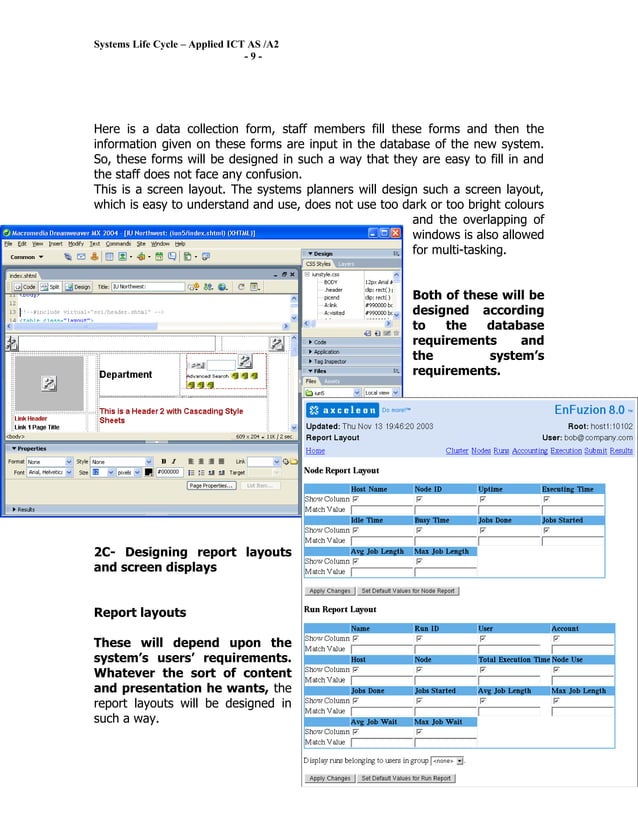 Systems Lifecycle workbook | DOC | Computing | Technology & Computing