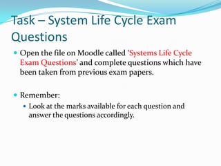 Systems Life Cycle | PPTX