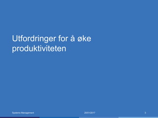 PANDA | Cloud Systems Management Presentasjon [Norsk] | PPTX