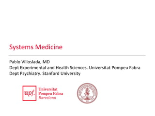 Systems medicine | PPTX