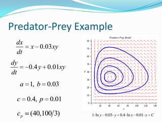 Systems Of Differential Equations | PPTX