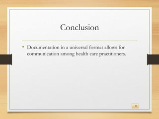 Systems of documentation and record keeping in clinical pharmacy | PPTX