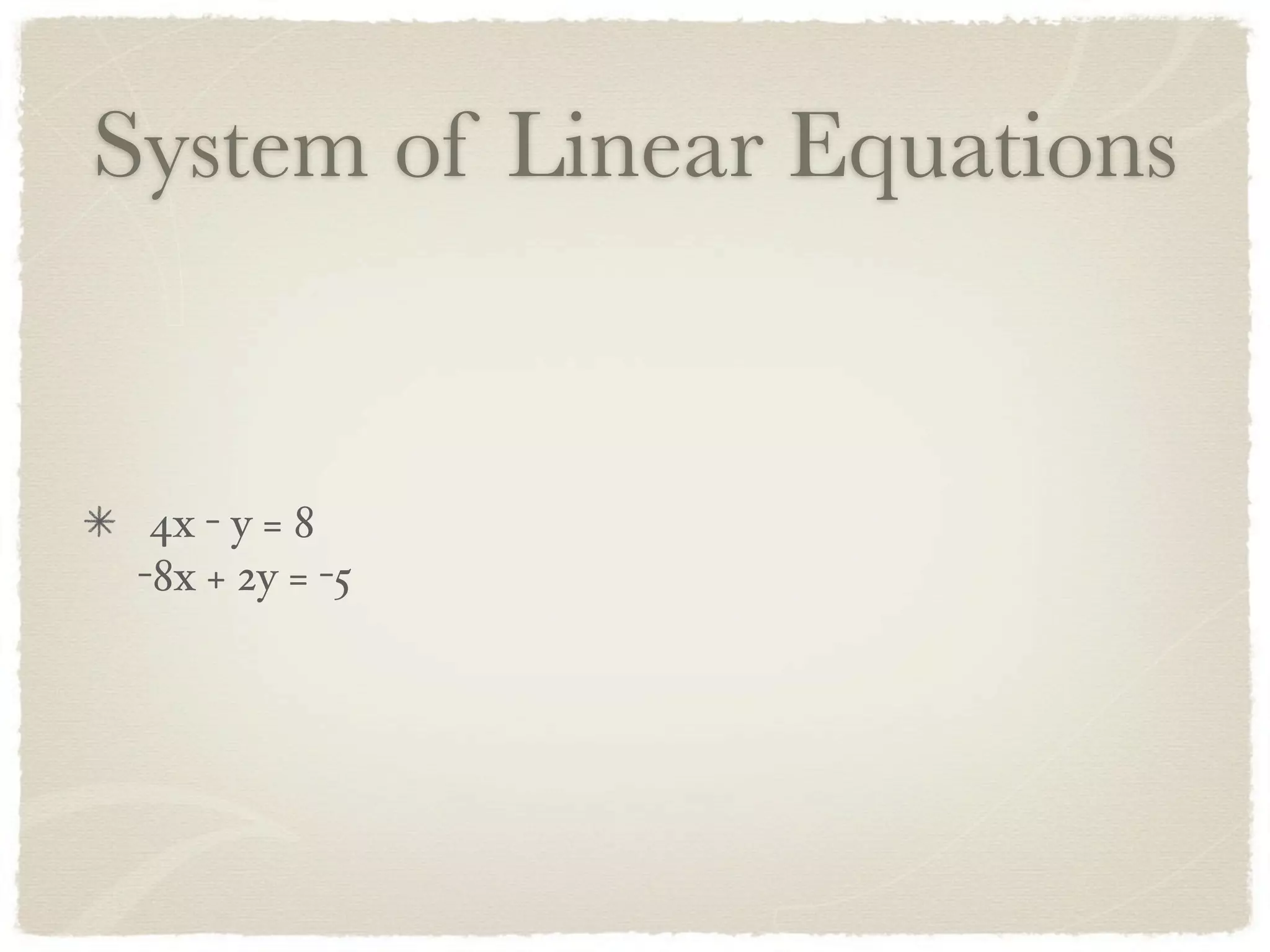 Systems of equations | PPT