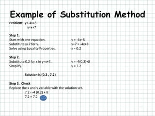 Systems of Equations - EDUU 551 | PPTX