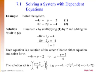 Systems of equations | PPTX