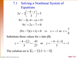 Systems of equations | PPTX