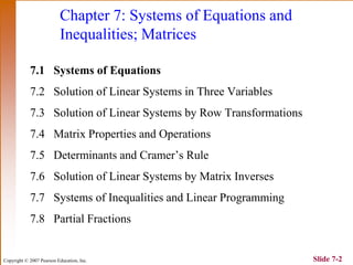 Systems of equations | PPTX