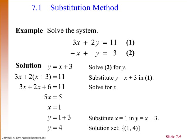 Systems of equations | PPTX